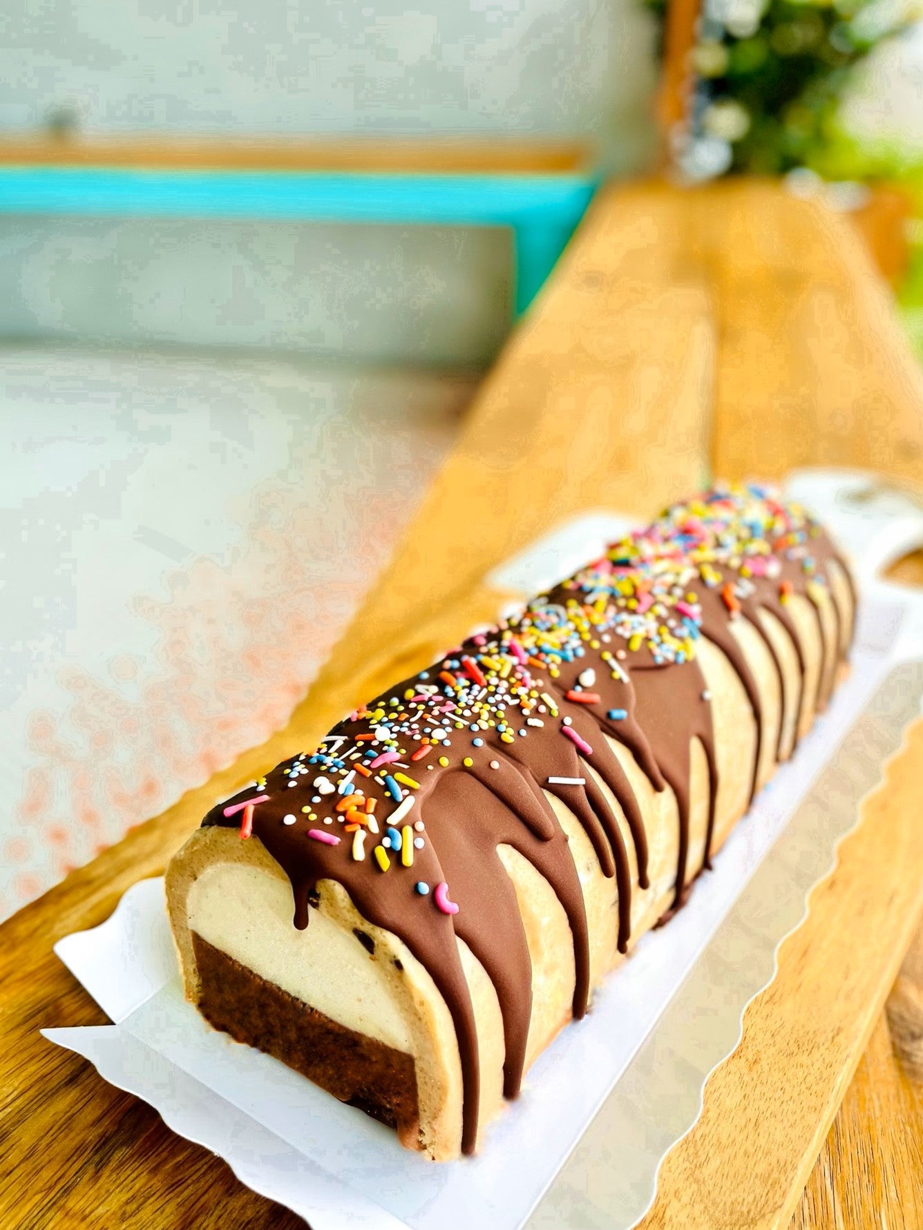 Frozen: N'ice Cream Log Cake | Awesome Bites Co.